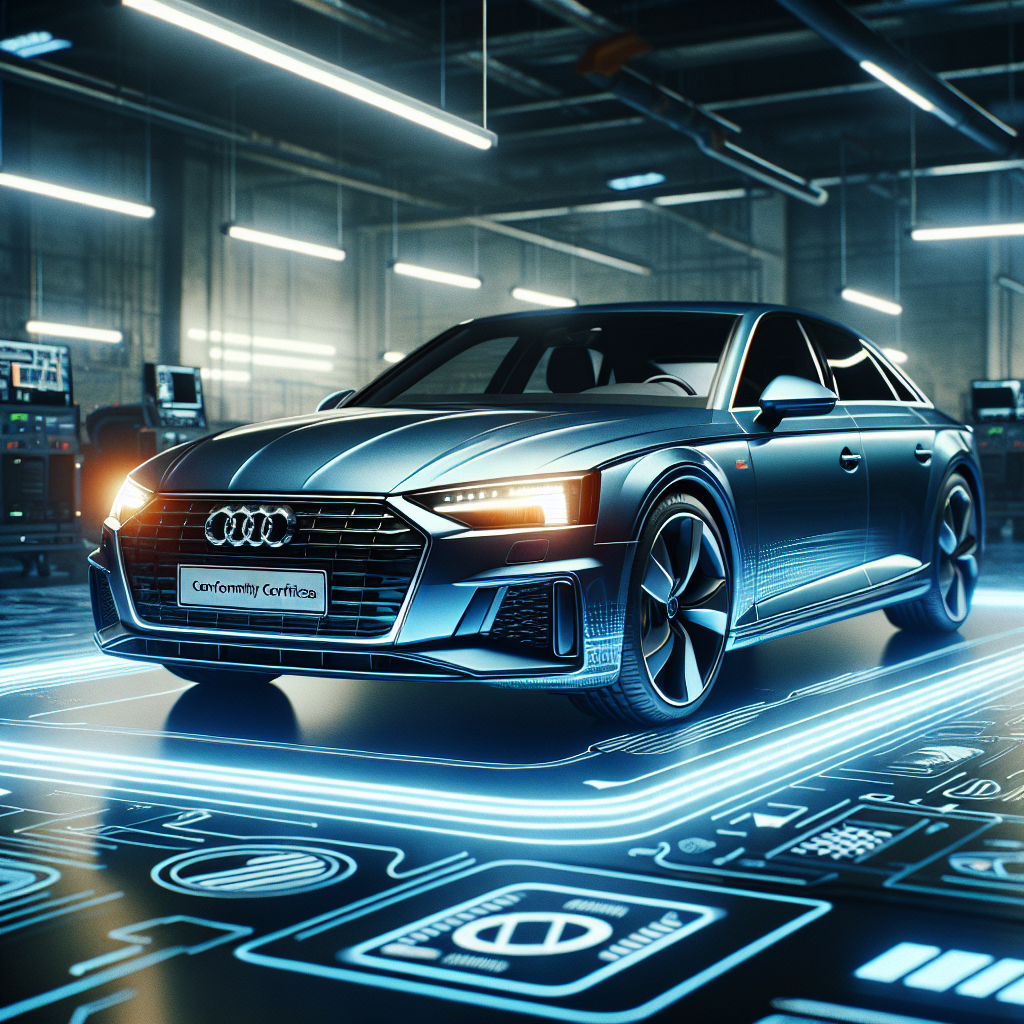 The Audi certificate of conformity
